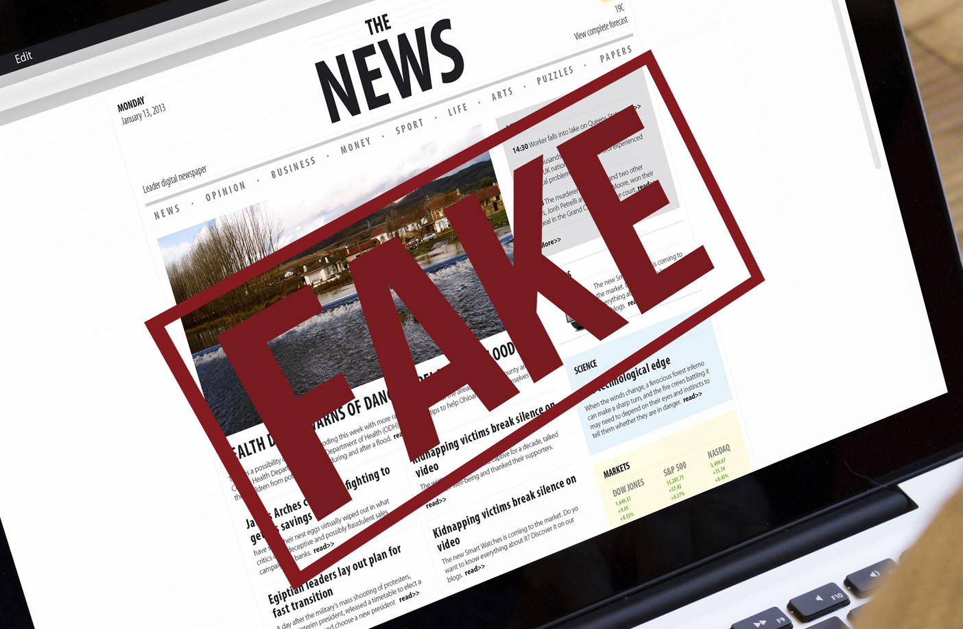 "Fake news" often means news that contradicts our worldview